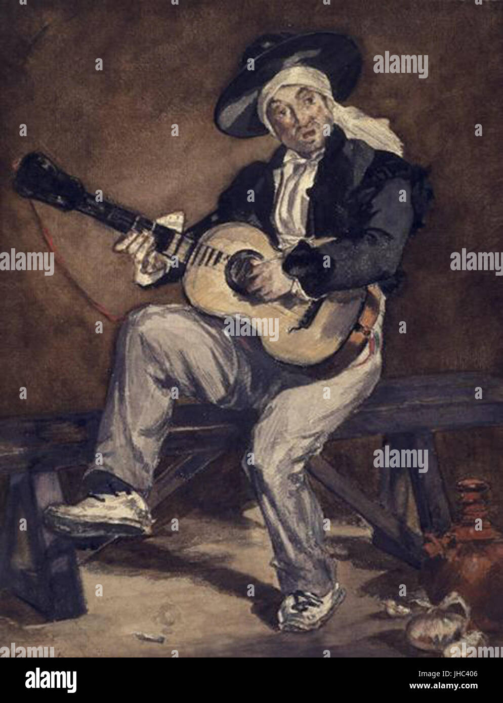 Manet The Spanish Singer DMA Stock Photo - Alamy