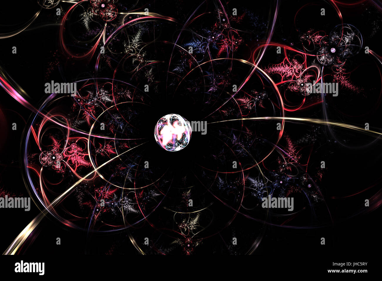 Fractal Generated By A Computer At random Stock Photo - Alamy