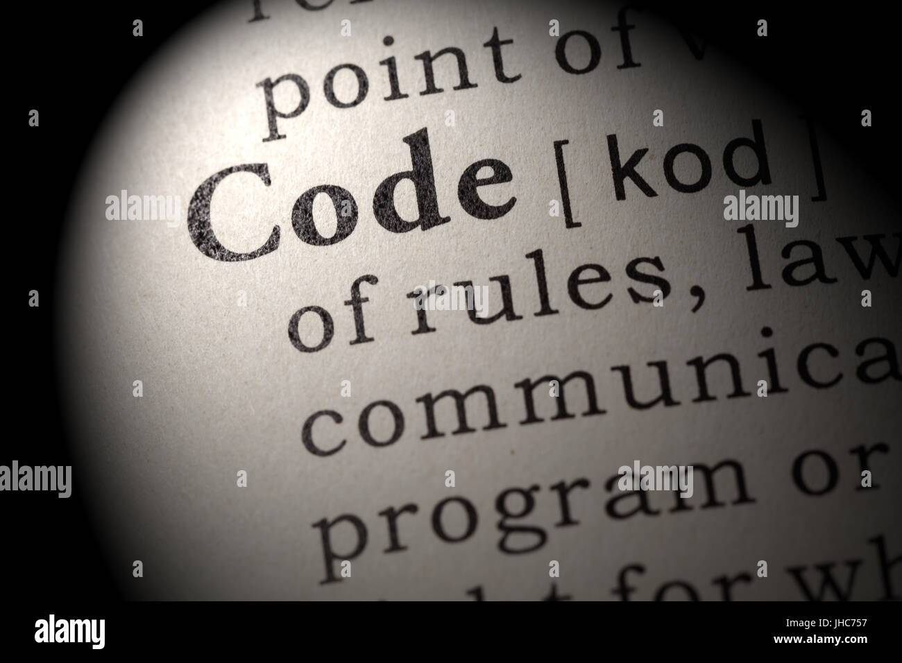 Code word hi-res stock photography and images - Alamy