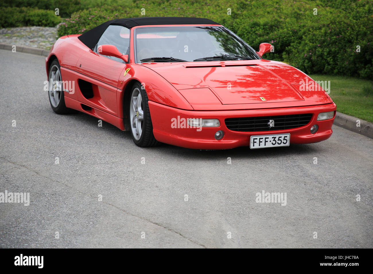 Ferrari cars italy parking lot hi-res stock photography and images - Alamy