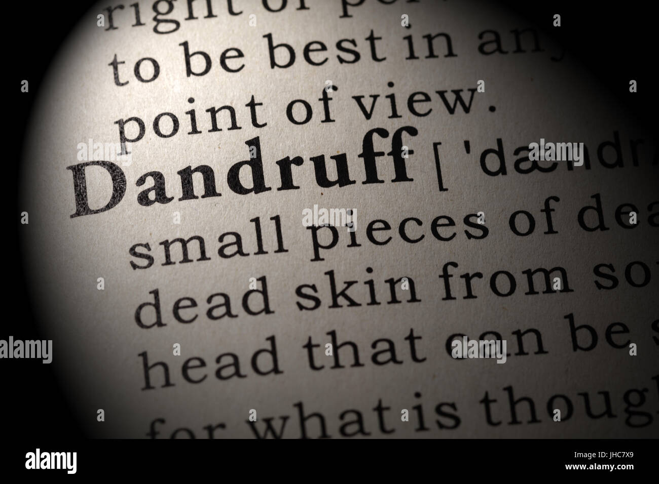 Fake Dictionary, Dictionary definition of the word Dandruff. including ...