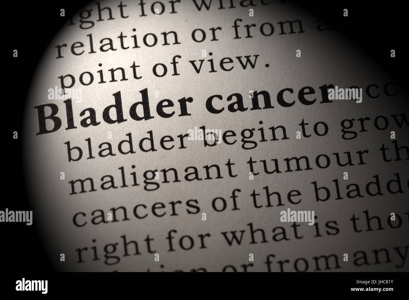 Fake Dictionary, Dictionary definition of the word Bladder cancerr ...