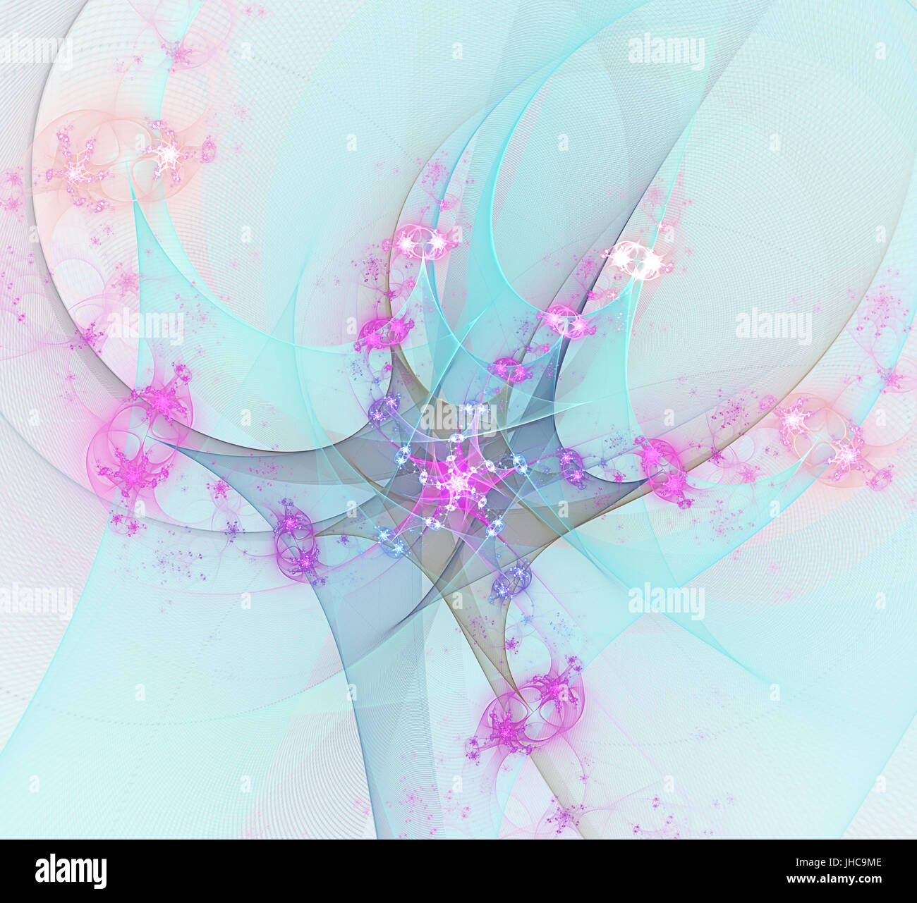 Fractal Generated By A Computer At random Stock Photo - Alamy