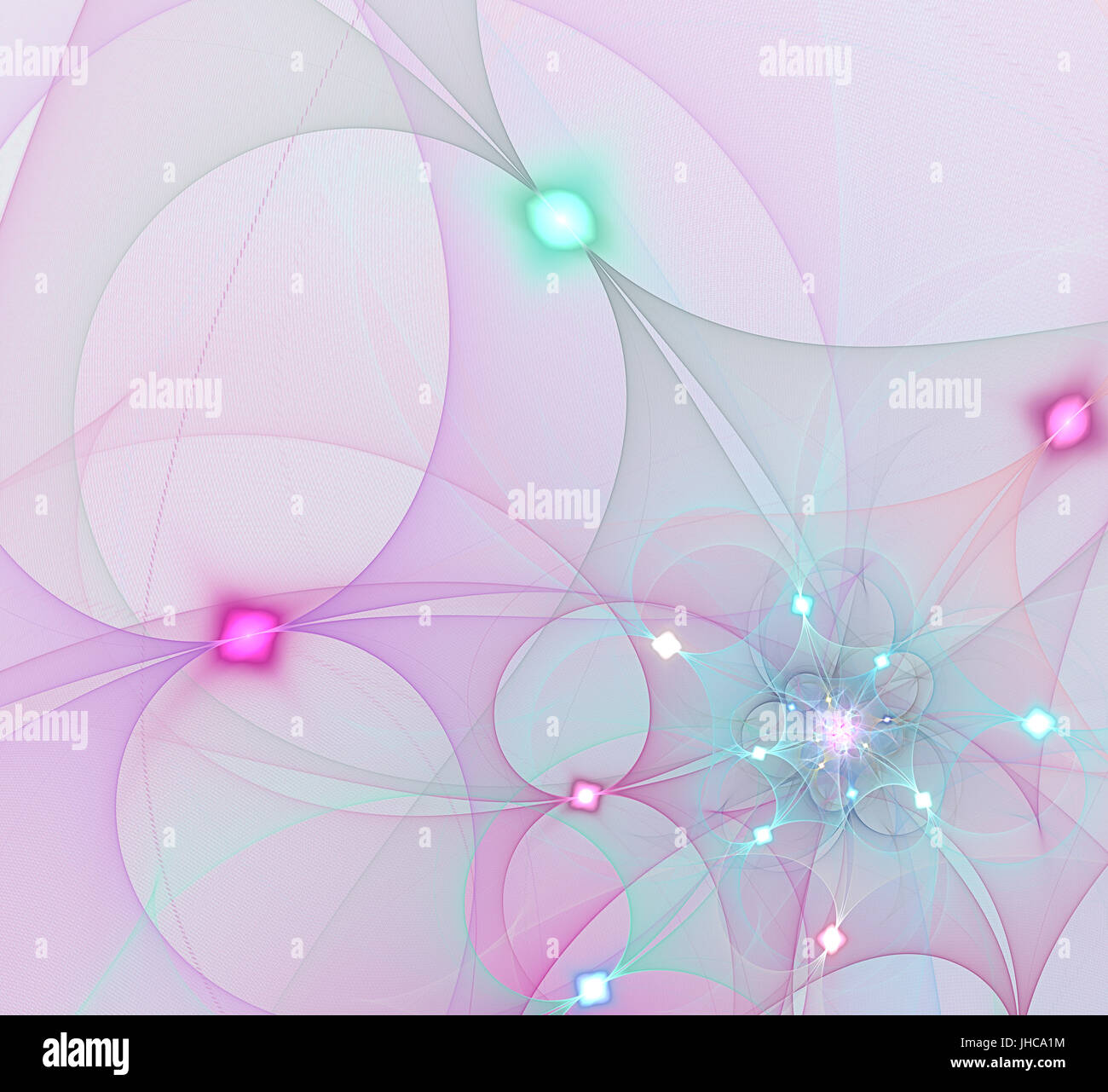 Fractal Generated By A Computer At random Stock Photo - Alamy