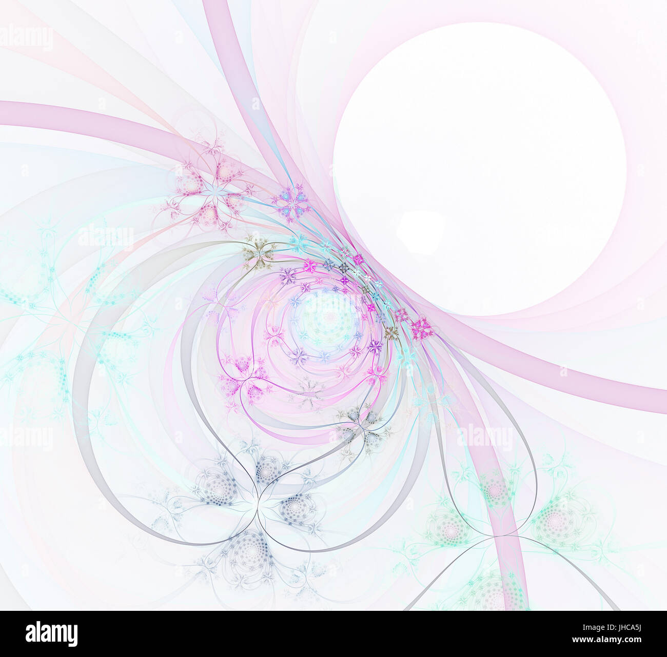 Fractal Generated By A Computer At random Stock Photo - Alamy