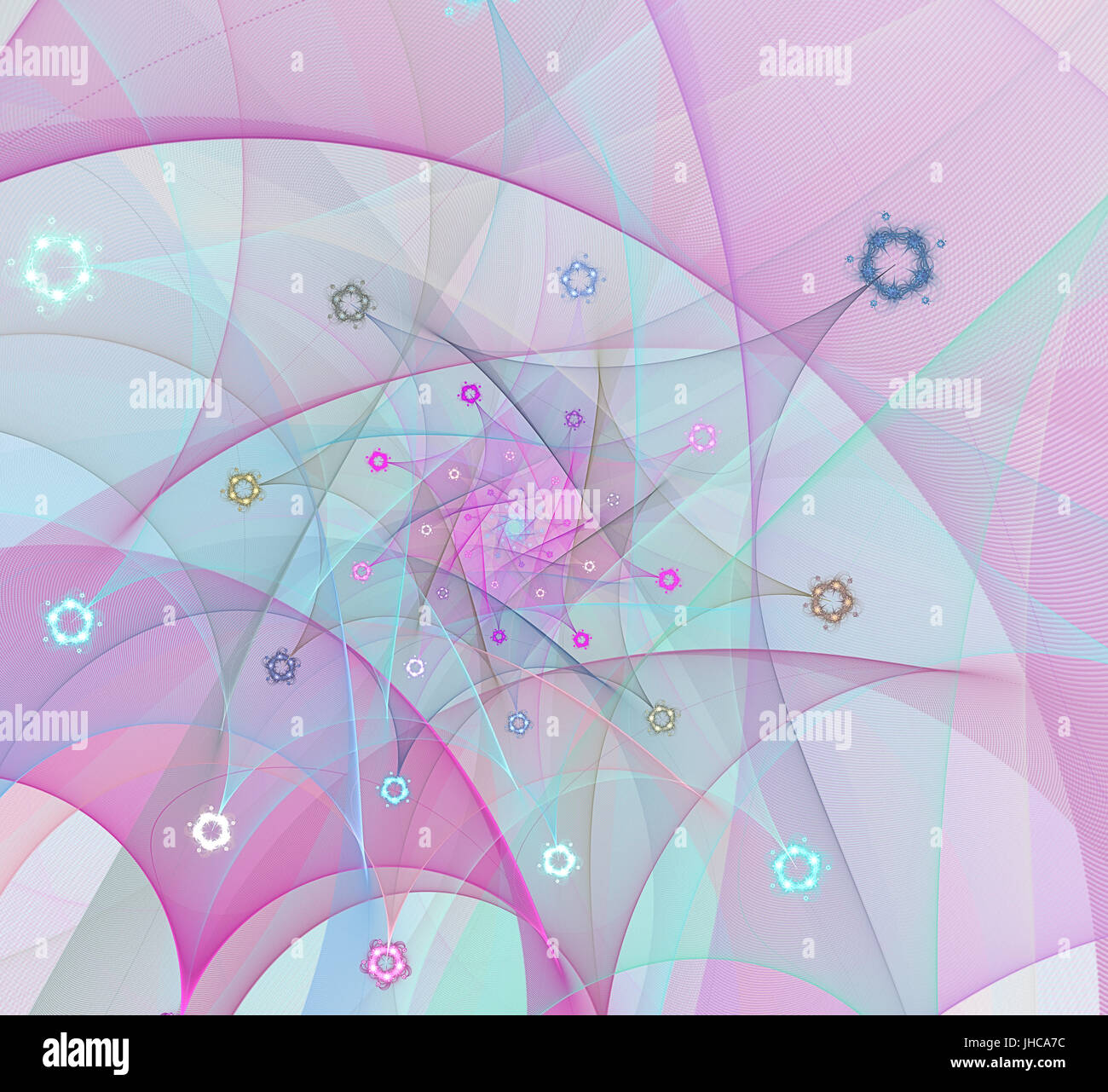 Fractal Generated By A Computer At random Stock Photo - Alamy