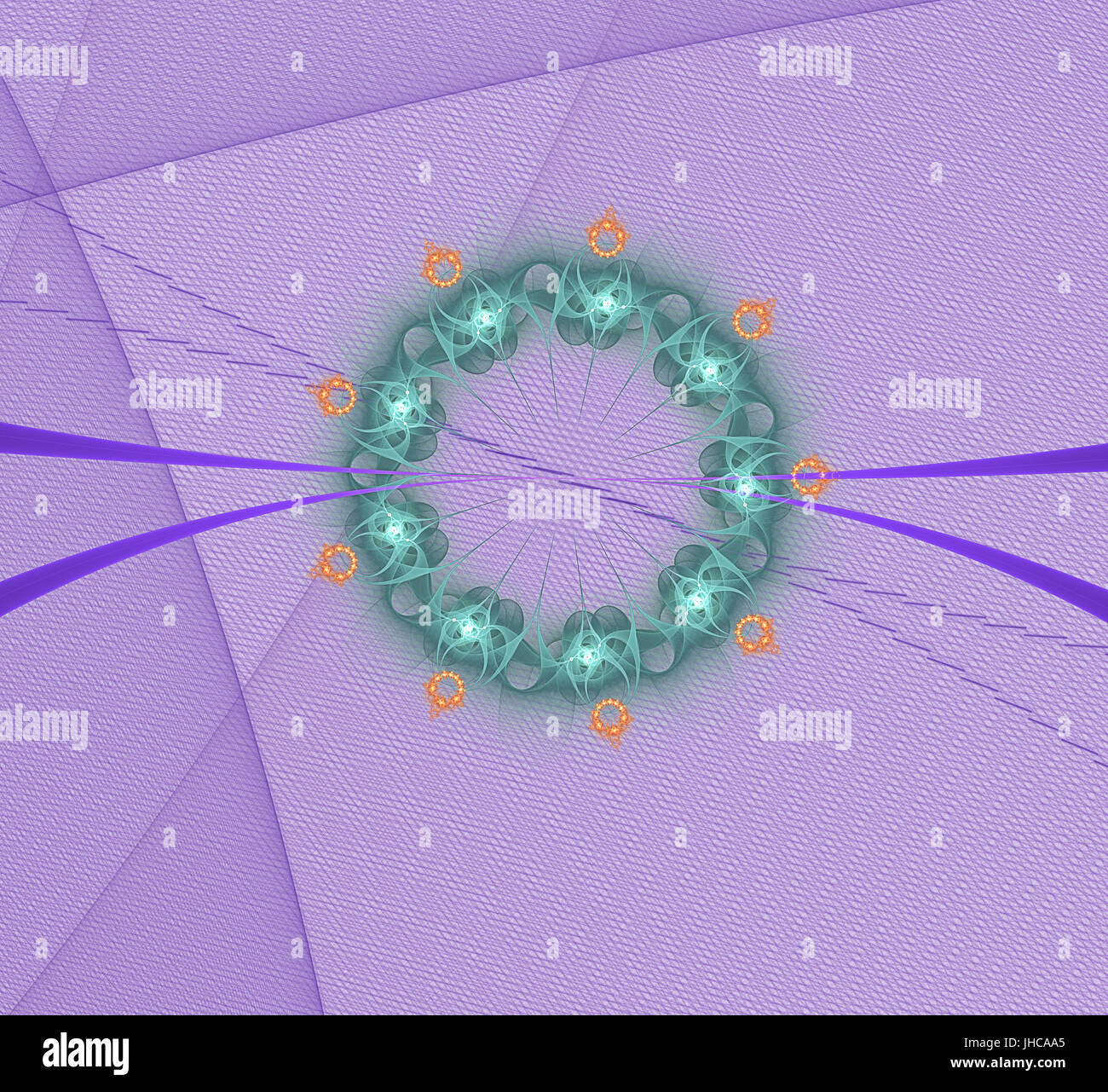 Fractal Generated By A Computer At random Stock Photo - Alamy