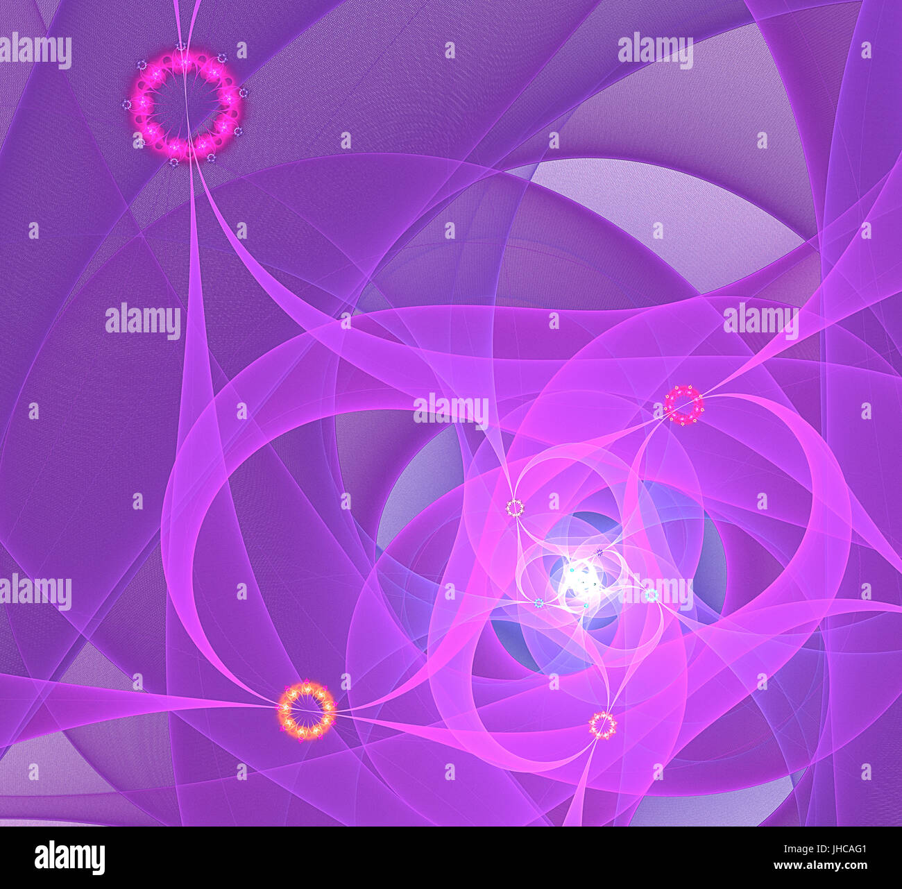 Fractal Generated By A Computer At random Stock Photo - Alamy