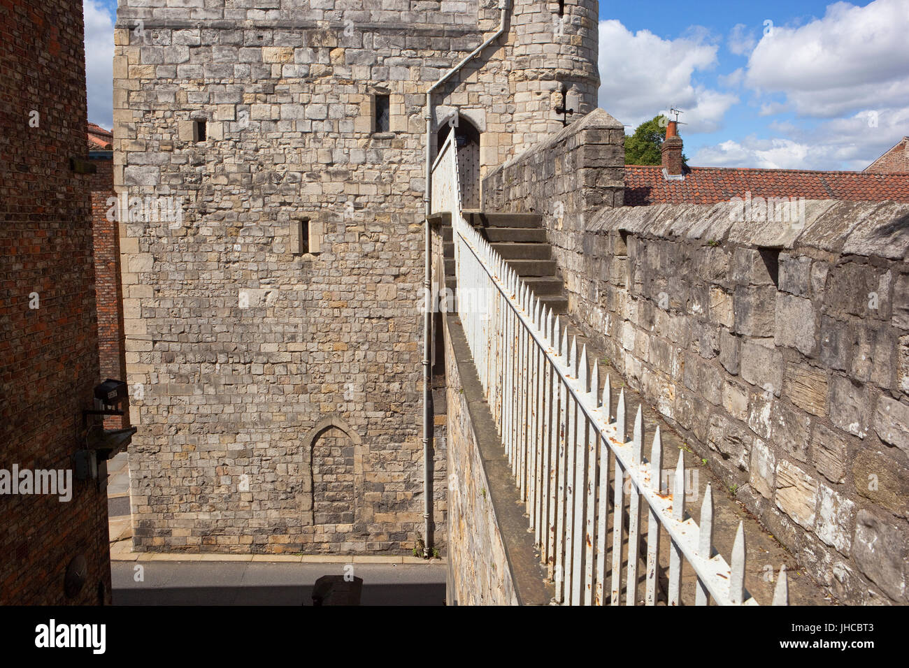 Monk bar one of the gateways through the famous walls of the historic ...