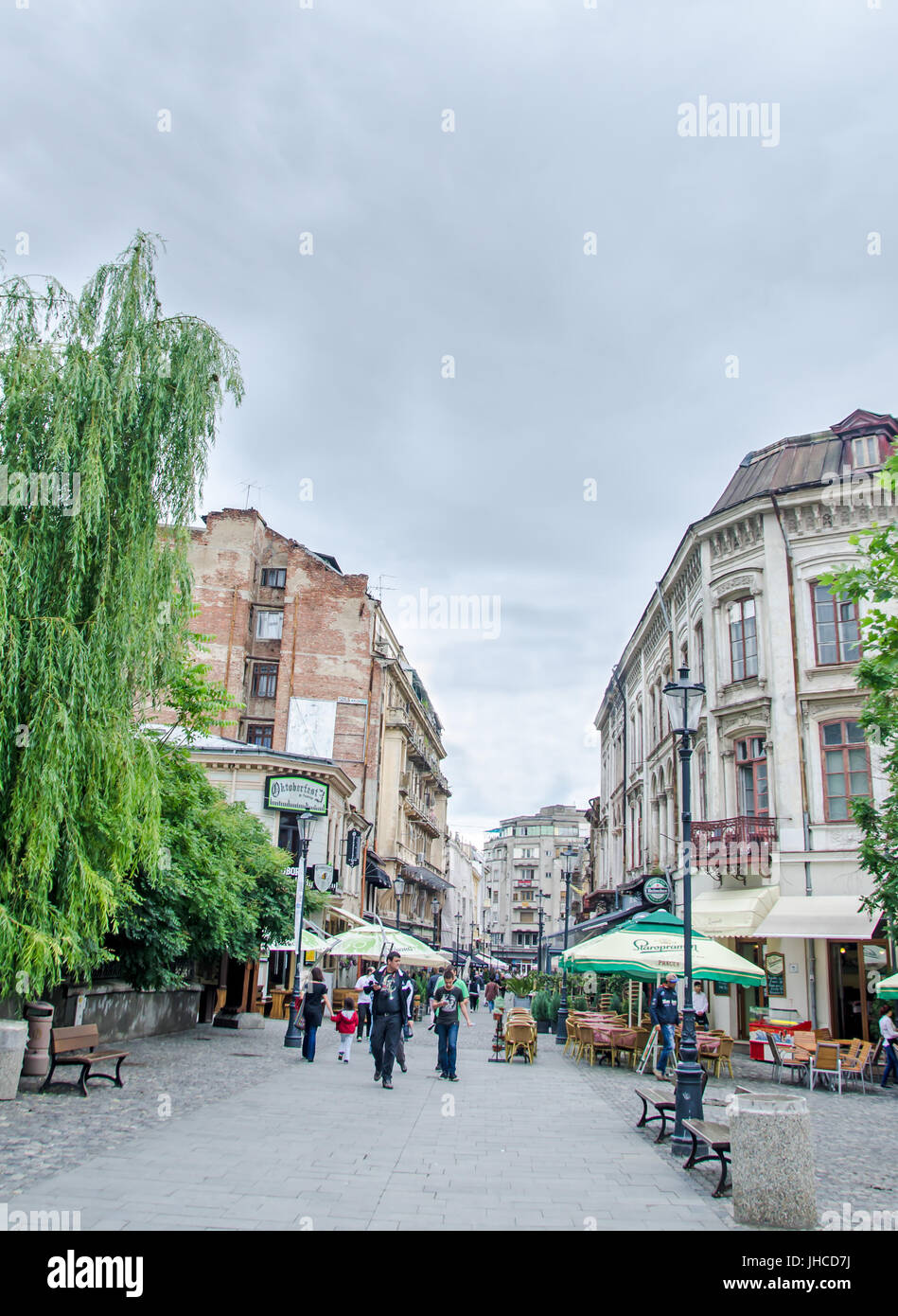 Victoria street bucharest romania hi-res stock photography and images ...