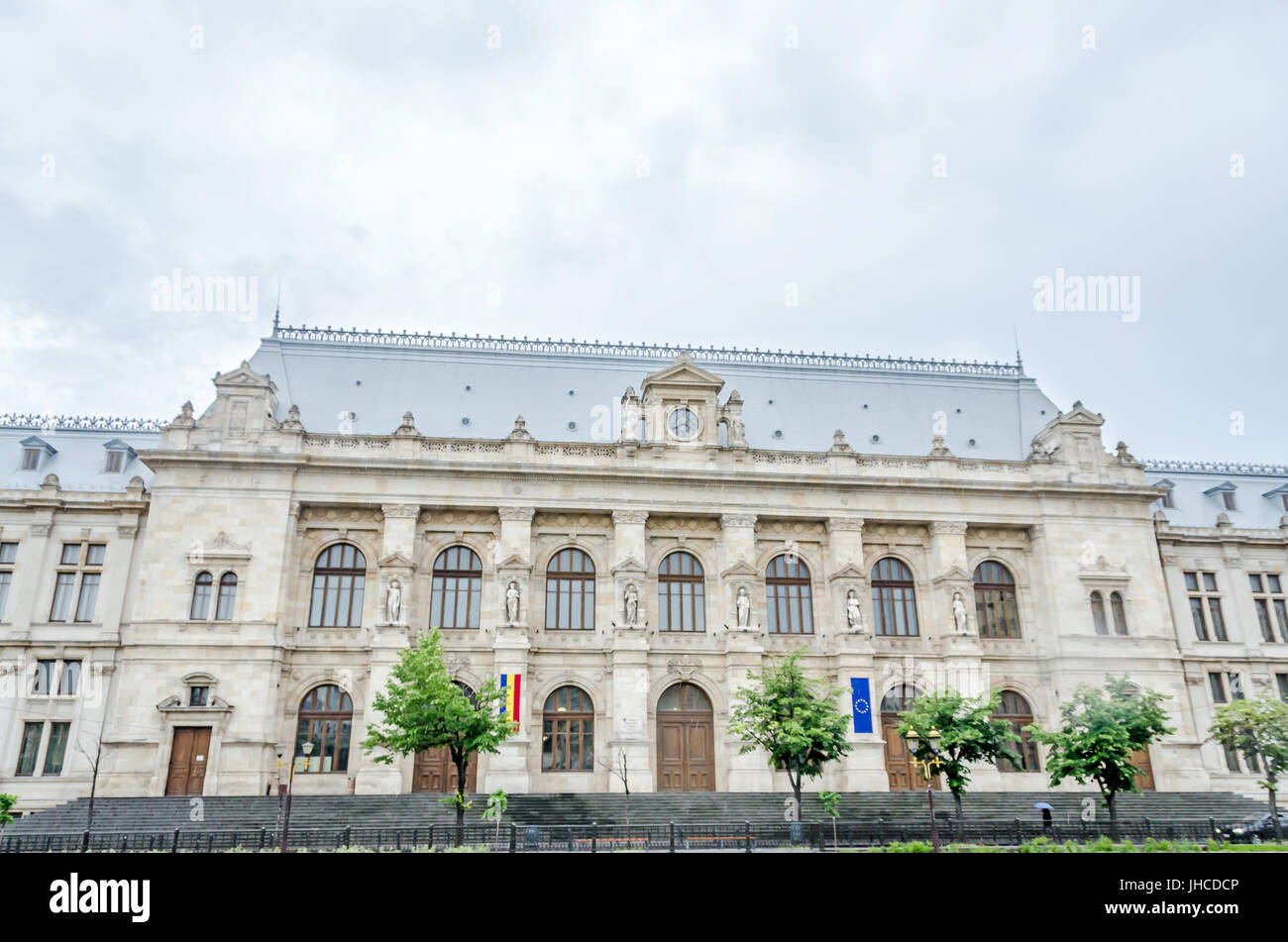 BUCHAREST, ROMANIA - MAY 25, 2014: The Courthouse of Bucharest Stock ...