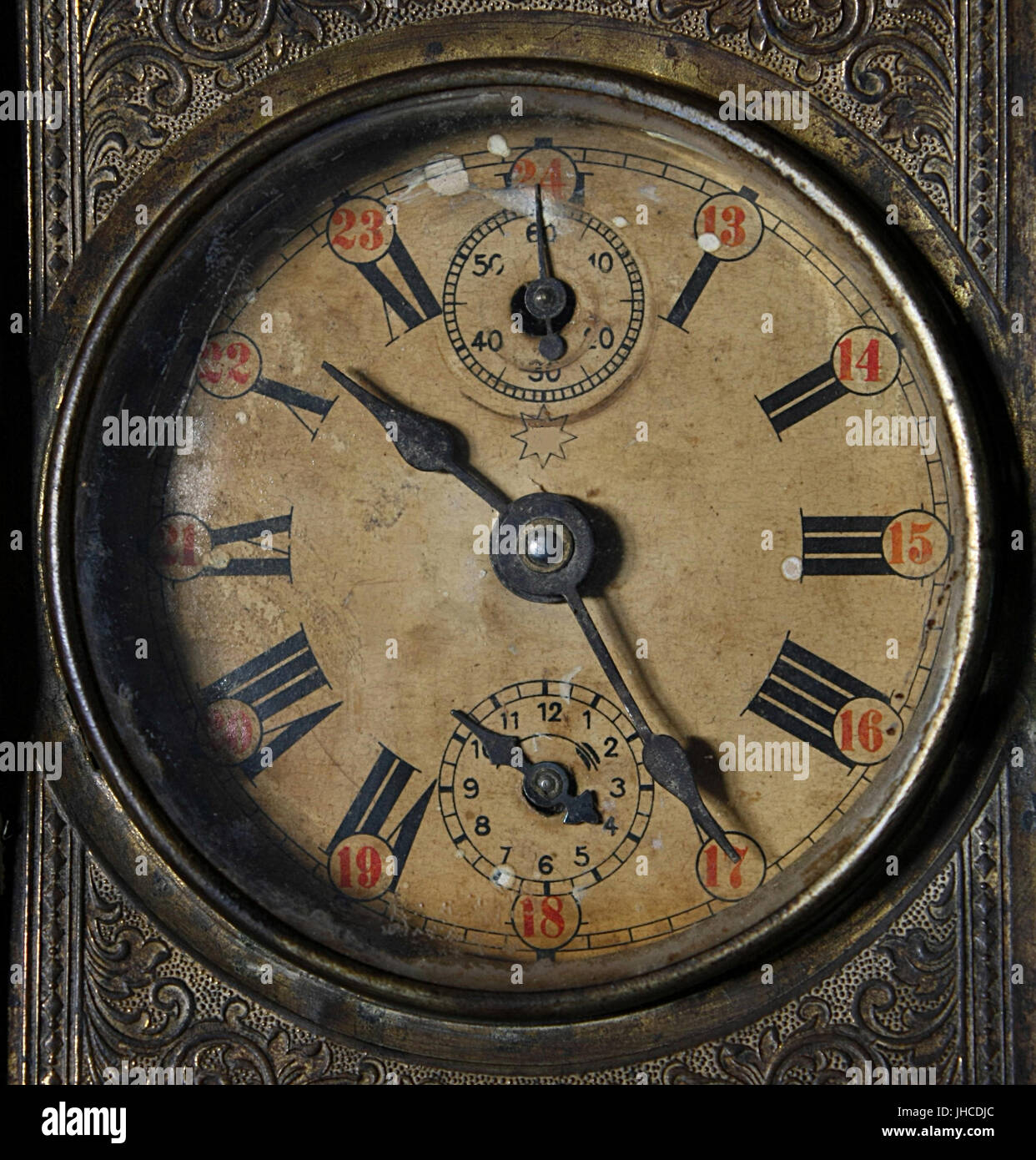 Dial table clock Stock Photo - Alamy