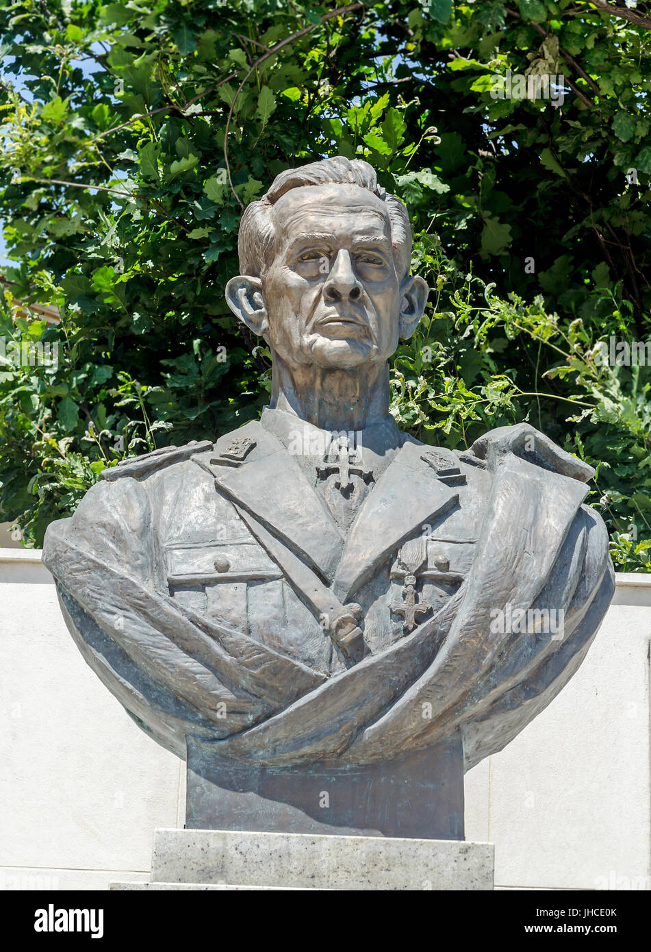 BUCHAREST, ROMANIA - JULY 6, 2014: The square King Mihai I of Romania ...