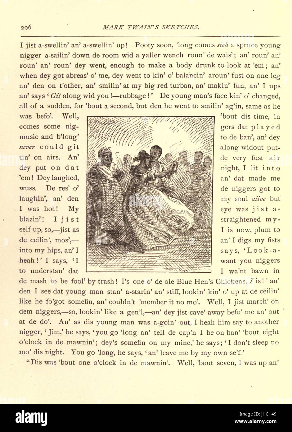 Mark Twain's Sketches, New and Old, p. 206 Stock Photo - Alamy