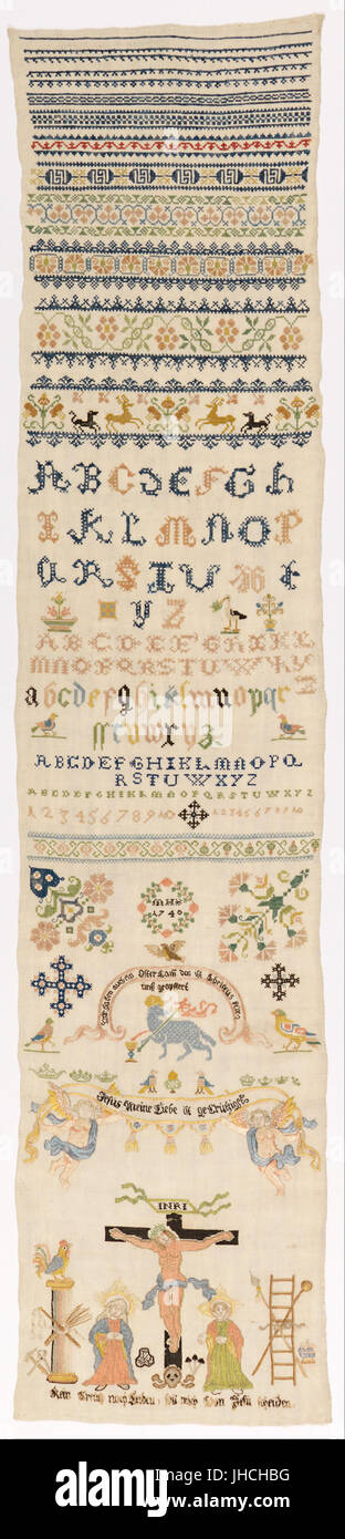 M.H.B. - Sampler Stock Photo - Alamy