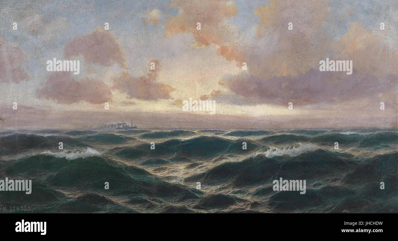 Max Jensen - Maritime Szene (1908 Stock Photo - Alamy