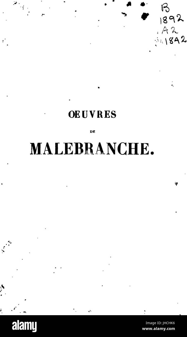 The malebranche hi-res stock photography and images - Alamy