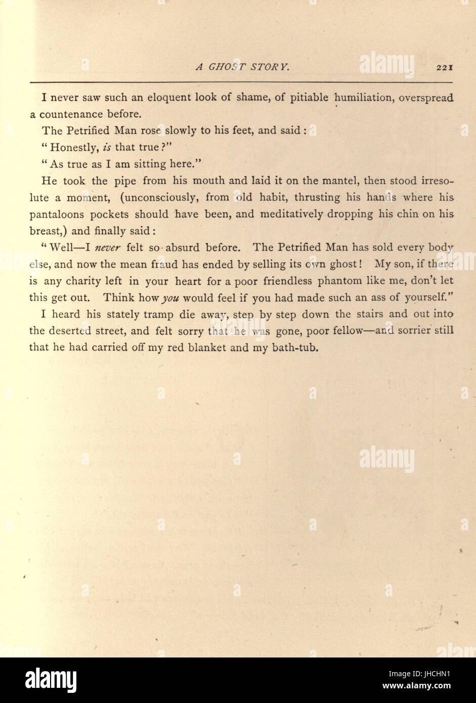 Mark Twain's Sketches, New and Old, p. 221 Stock Photo - Alamy