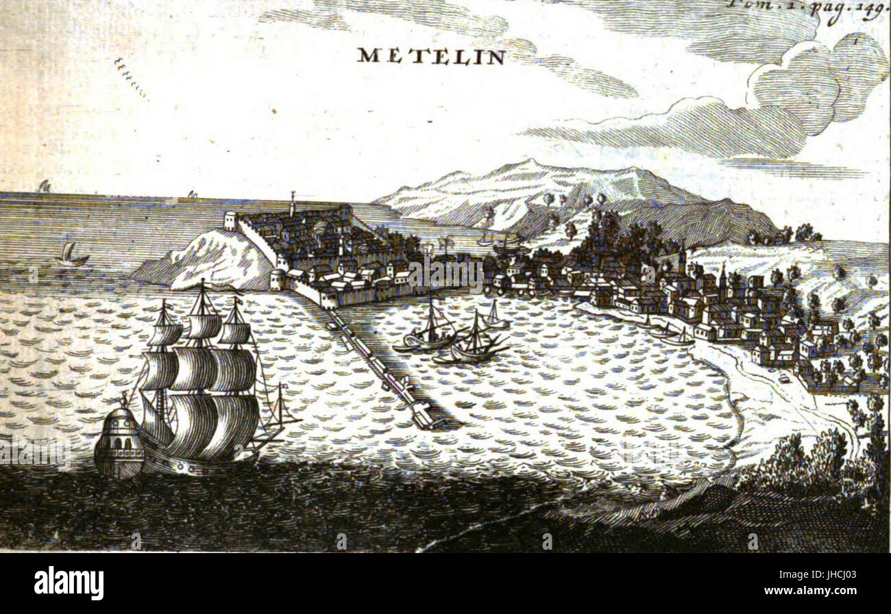 Metelin (Relation d un voyage du Levant Stock Photo - Alamy