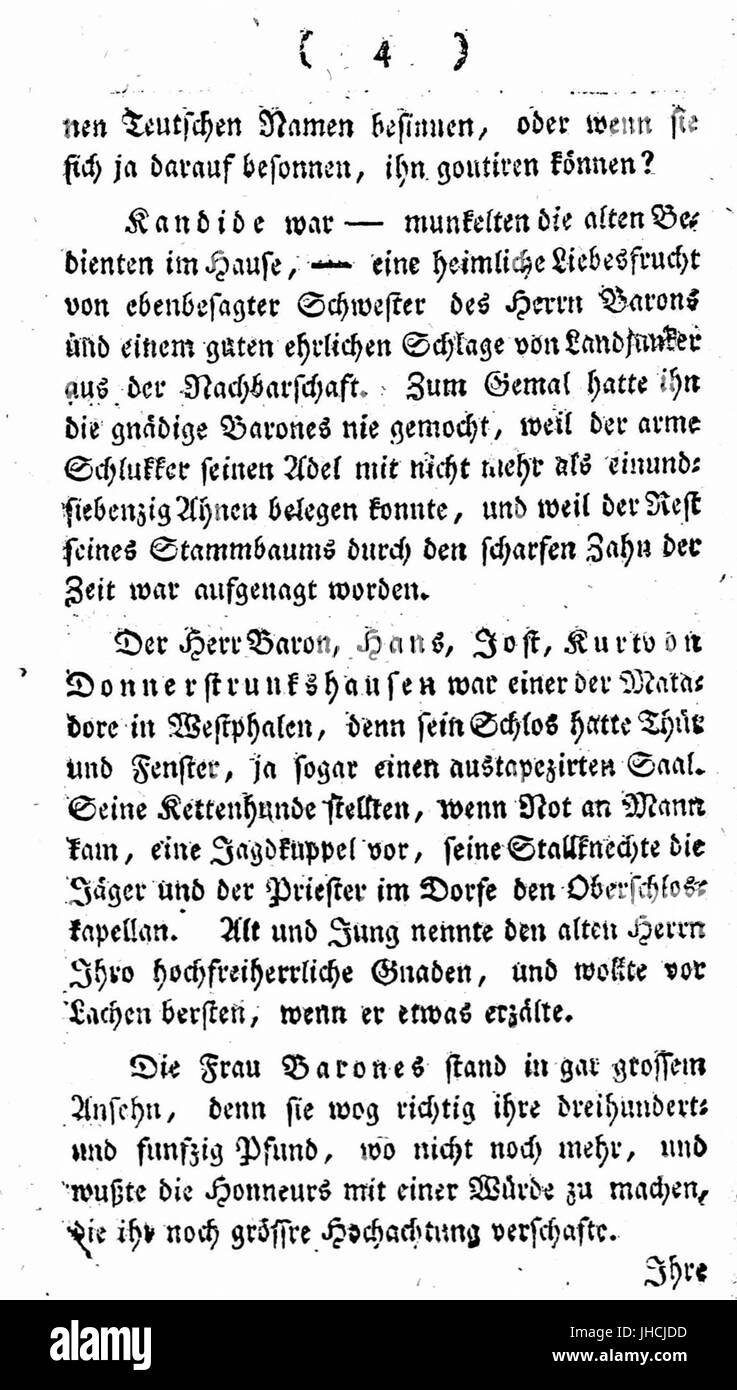 Kandide (Voltaire) 004 Stock Photo - Alamy