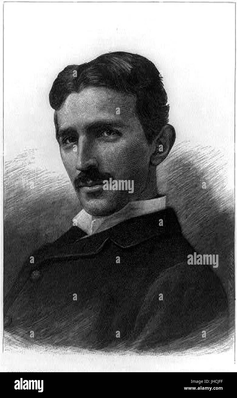 Nikola Tesla adjusted Stock Photo - Alamy