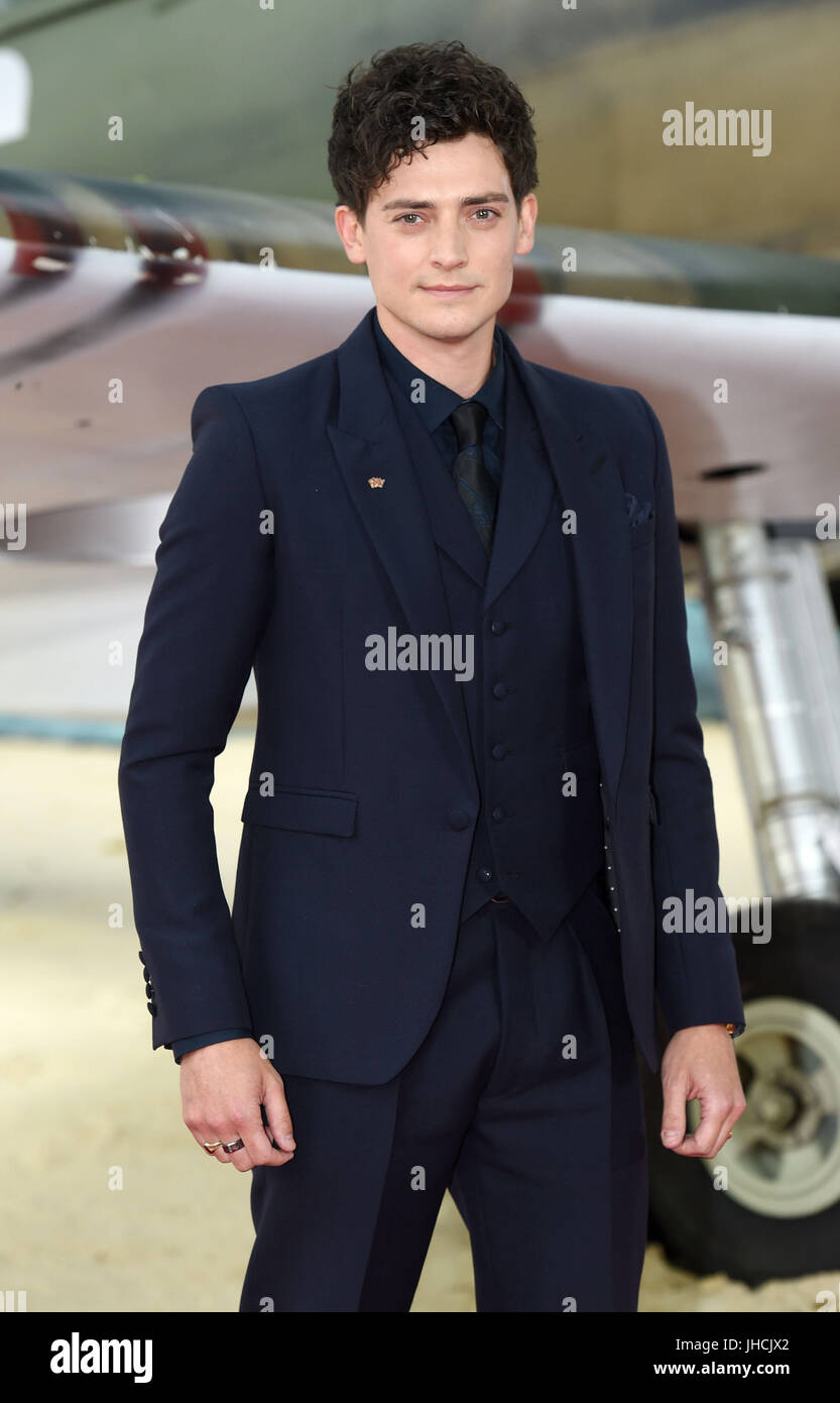 Aneurin Barnard attends the world premiere of Dunkirk at the Odeon ...
