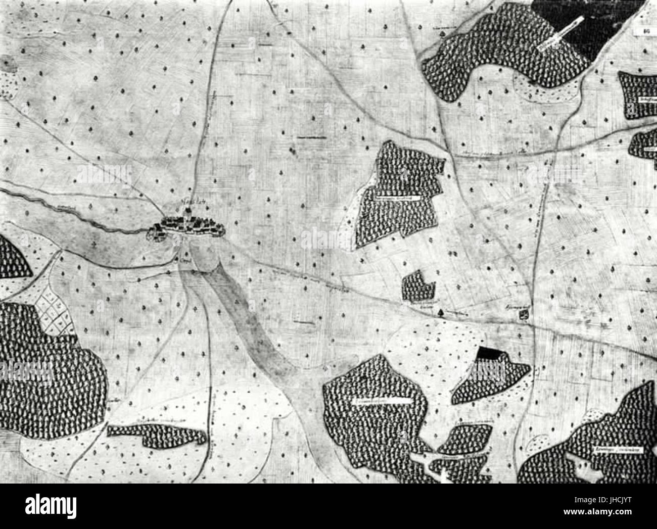 Kiesersche Forstkarte Nr. 46 is a historical forestry map of Magstadt ...