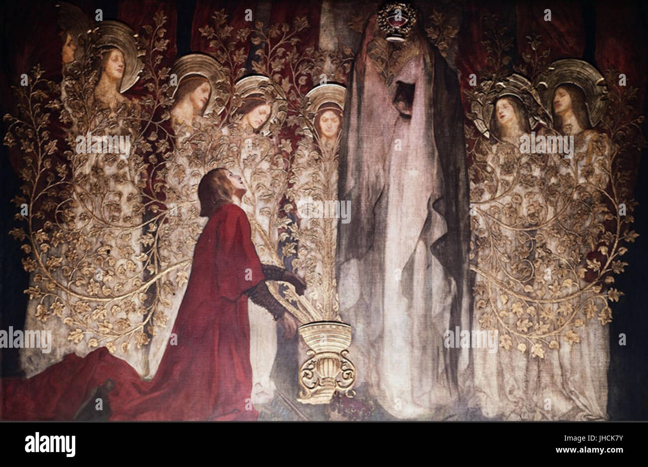 Edwin Austin Abbey 01 Stock Photo - Alamy