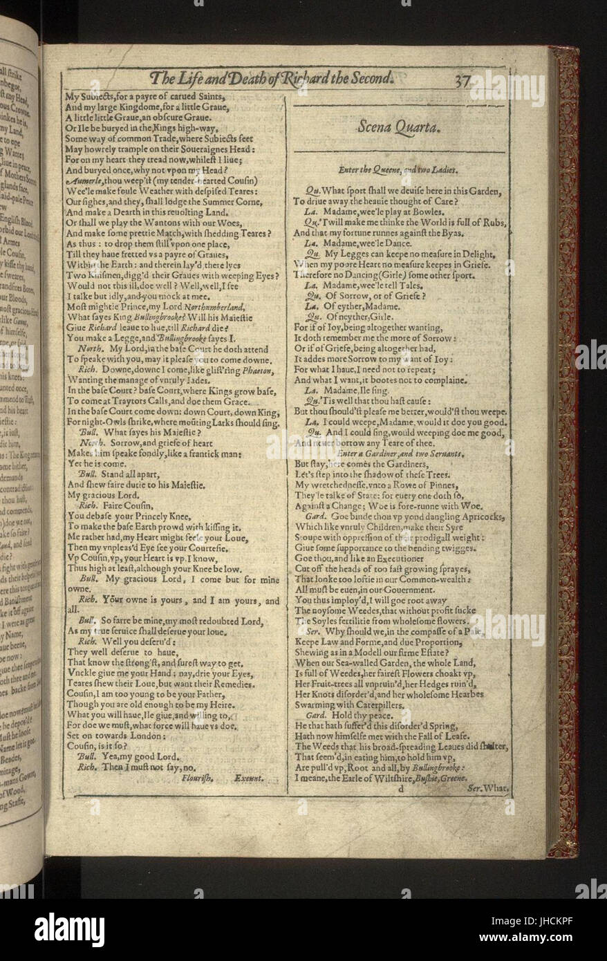 First Folio, Shakespeare - 0358 Stock Photo - Alamy