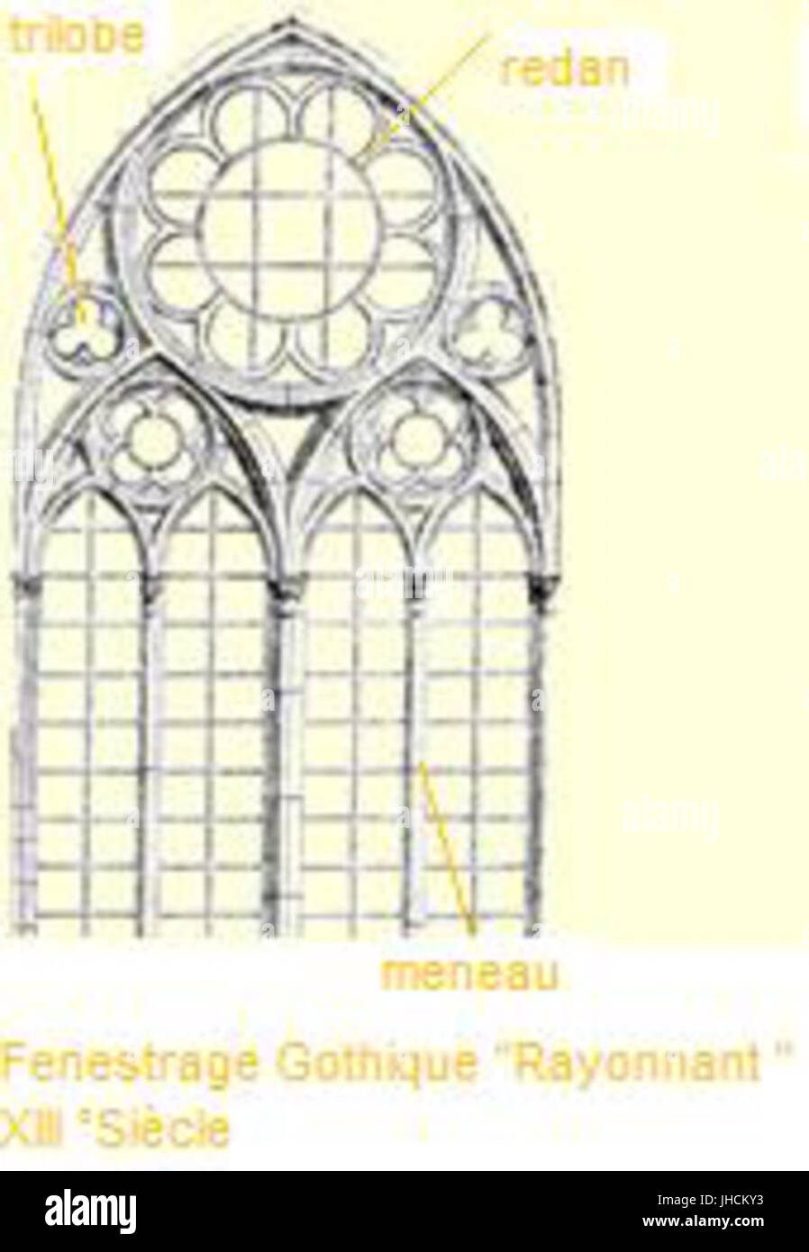 Medieval rayonnant gothic stained glass hi-res stock photography and ...