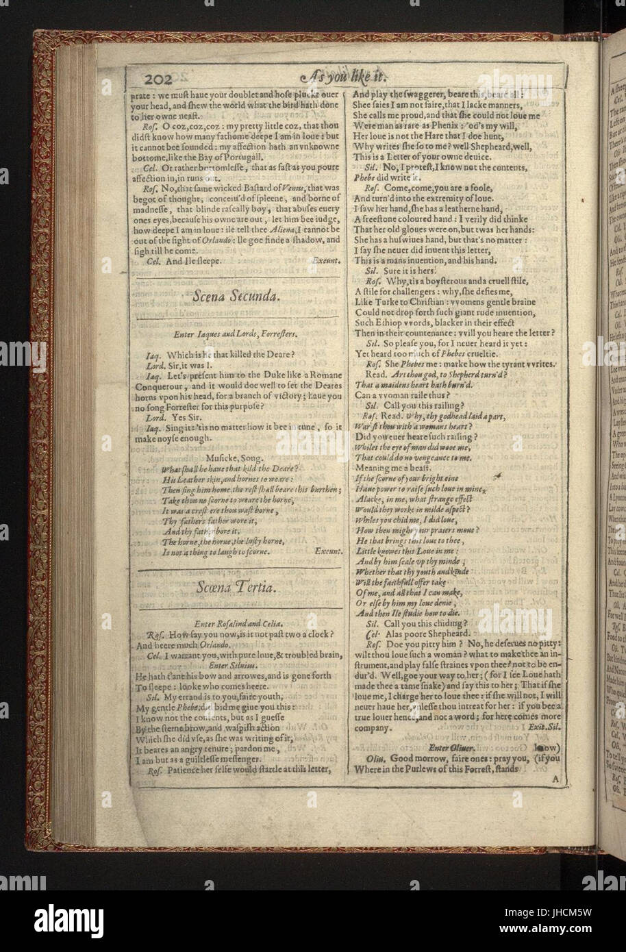 First Folio, Shakespeare - 0220 Stock Photo - Alamy