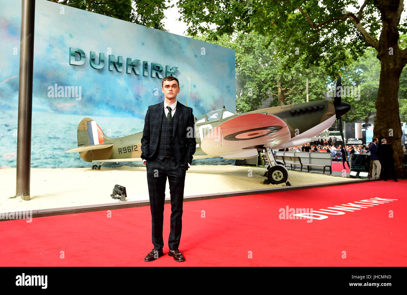 Brian Vernel attending the Dunkirk world premiere at the Odeon ...