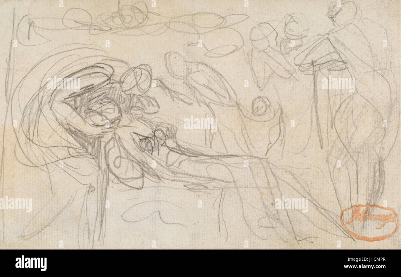 George Romney - Figure Composition Study 49 Stock Photo - Alamy