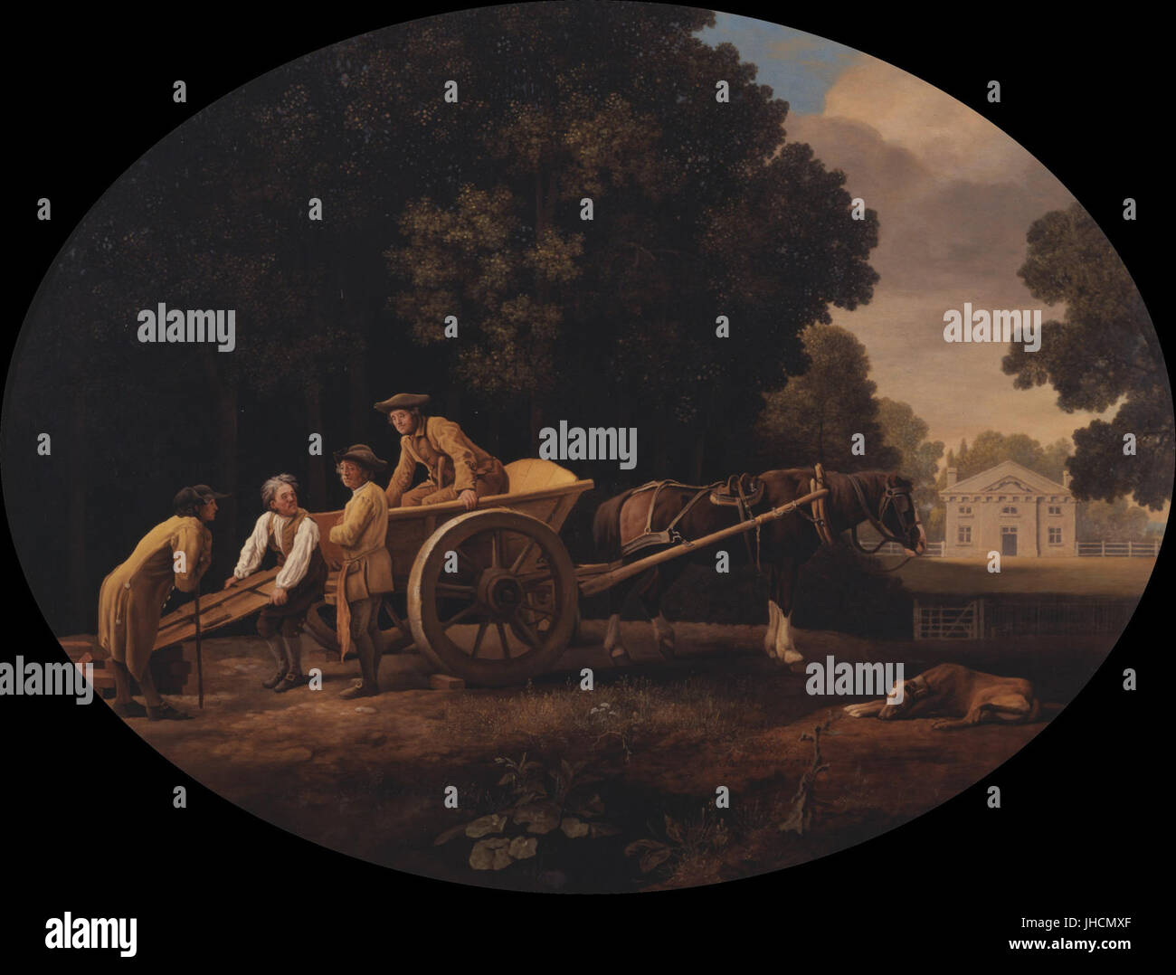 George Stubbs - Labourers Stock Photo - Alamy
