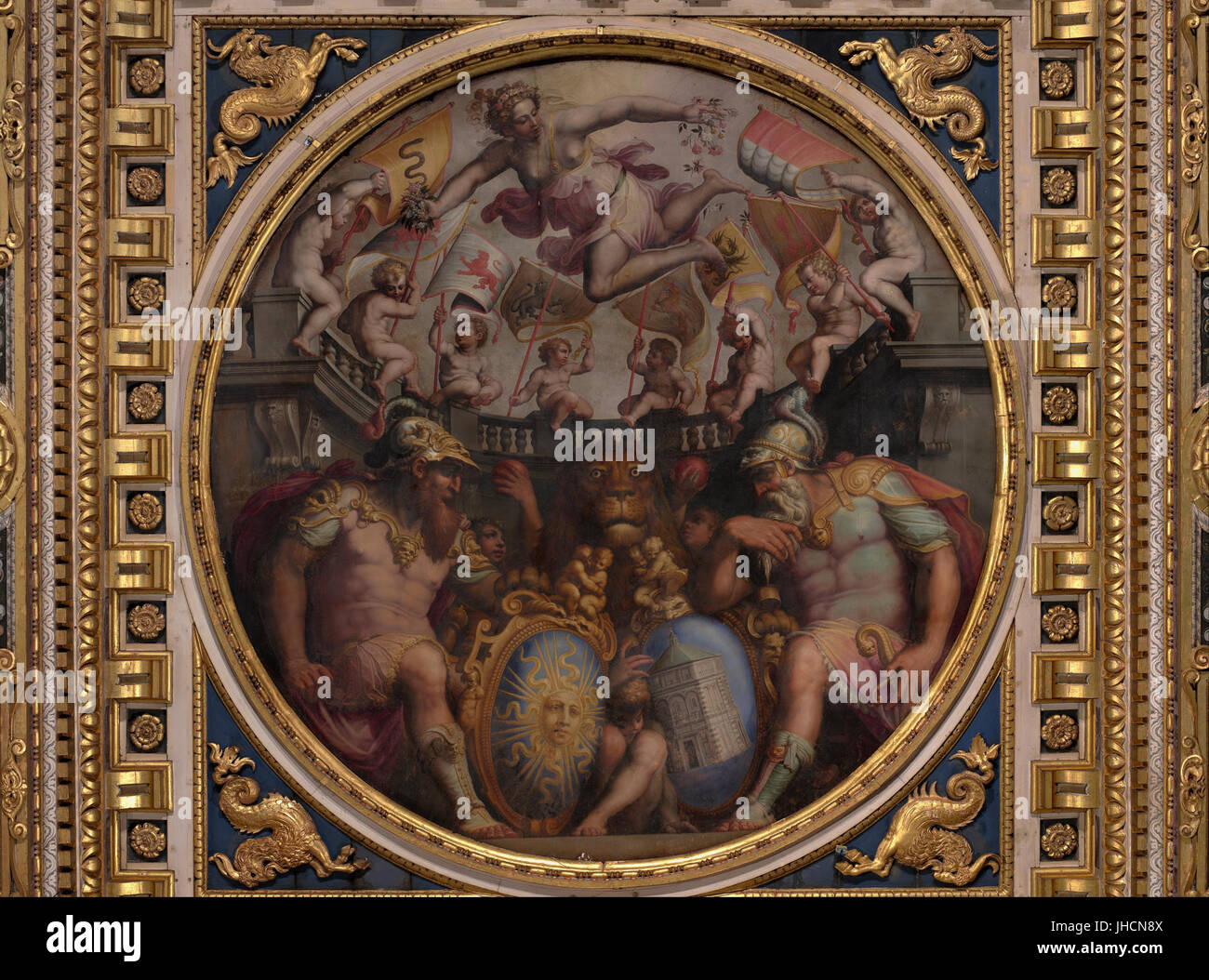 Giorgio Vasari - Allegories of the Quarters of San Giovanni and Santa ...