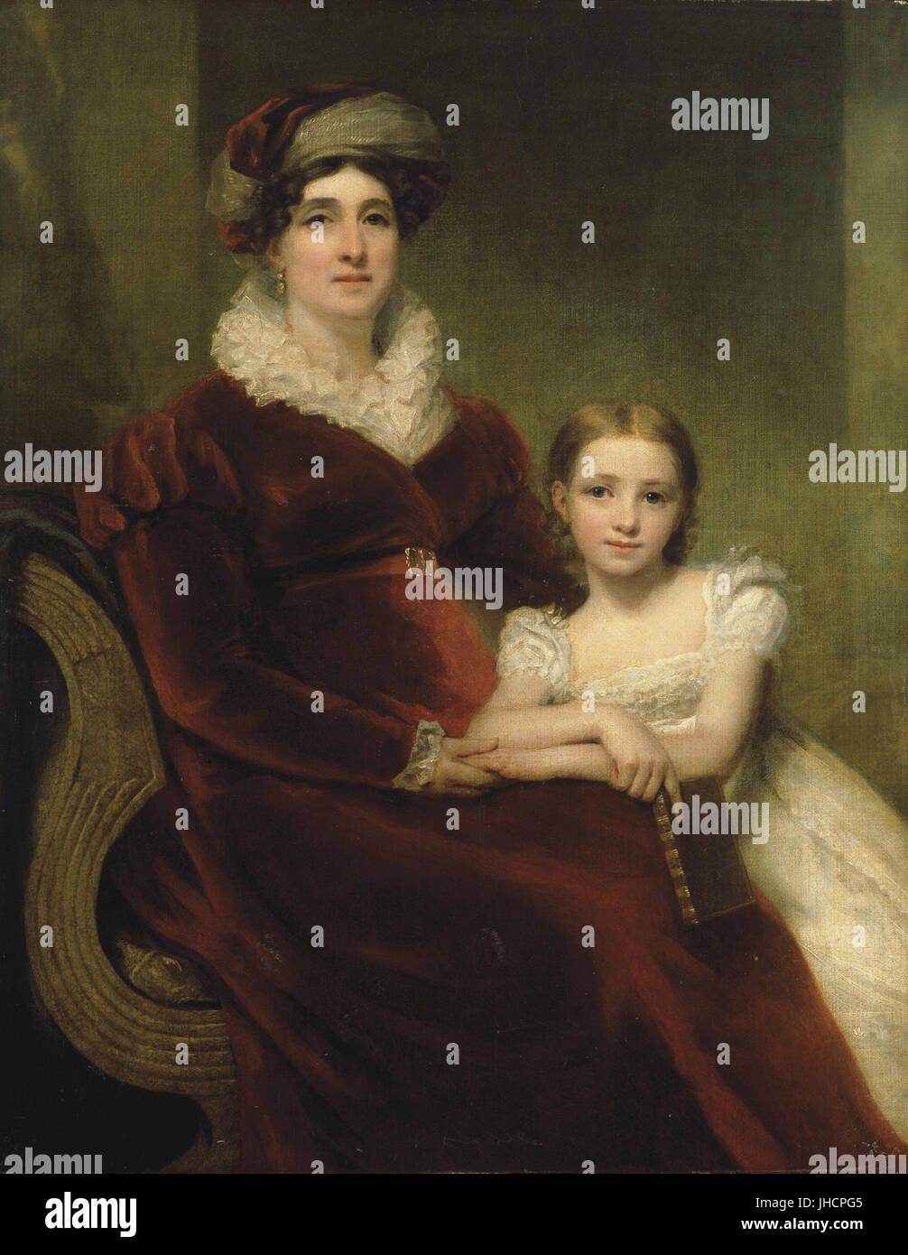 Henry Raeburn - Double portrait of Mrs Alexander Allan with her ...