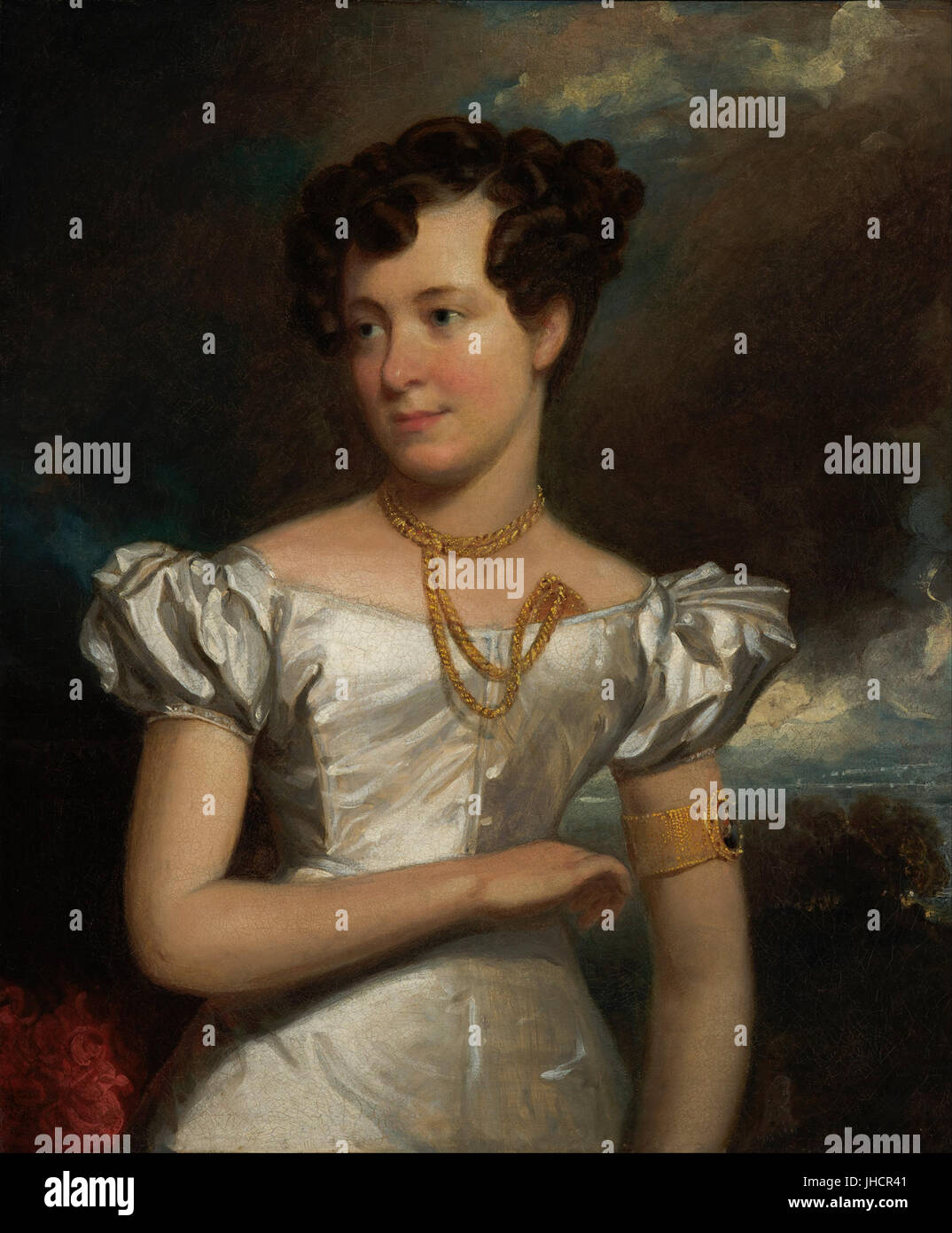 Inman, Henry - Portrait of Clara Fisher Stock Photo - Alamy