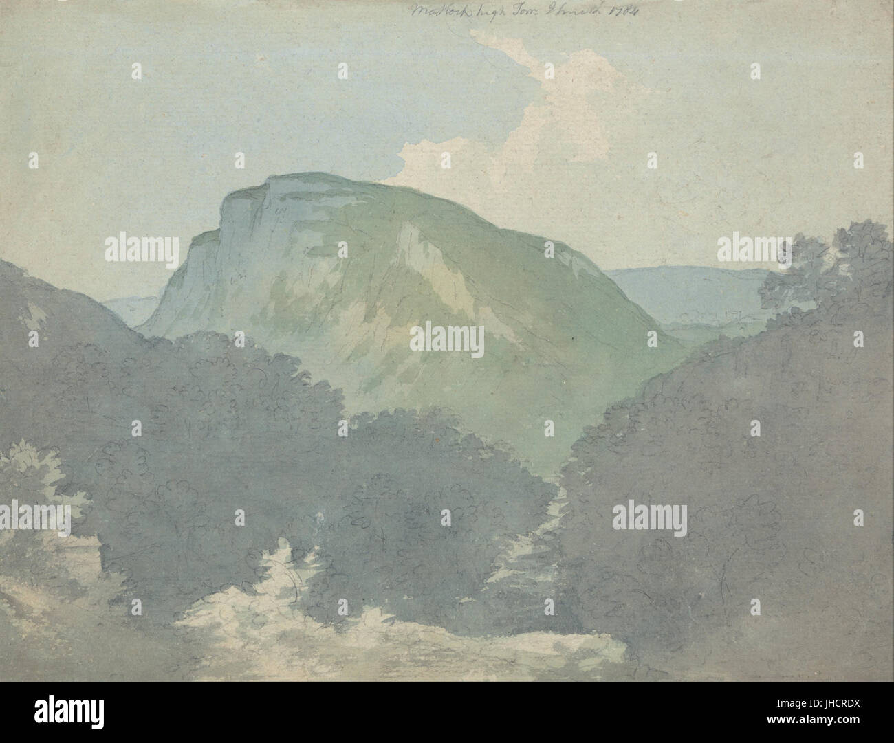 Map of matlock hi-res stock photography and images - Alamy