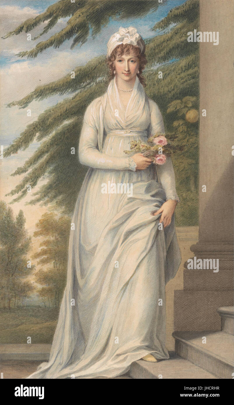 John Massey Wright - Mrs. Martha Udney Stock Photo - Alamy