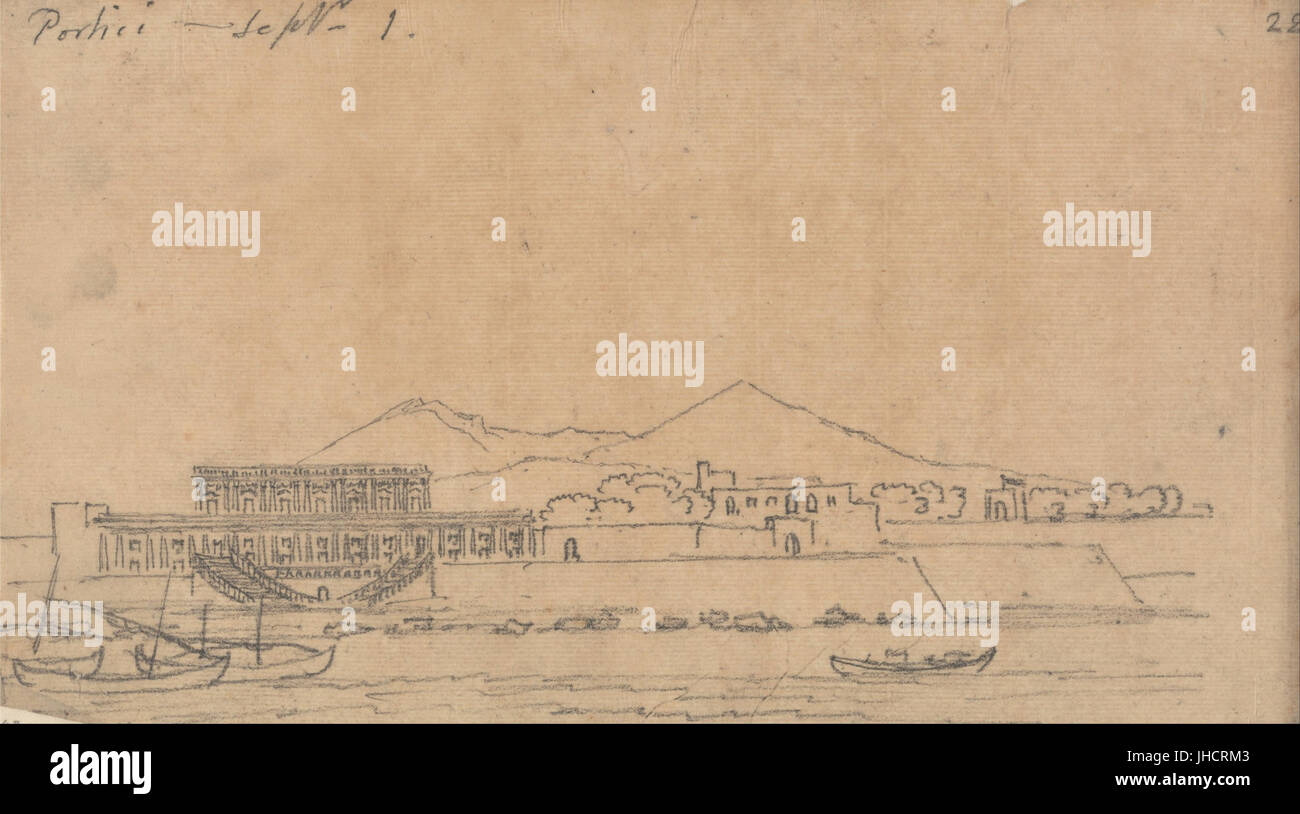 John Robert Cozens - Portici, September 1 Stock Photo - Alamy