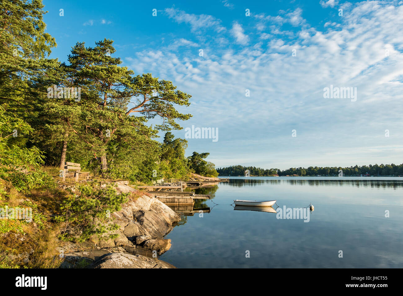 Archipelago on the Baltic Sea coast in Sweden Stock Photo - Alamy