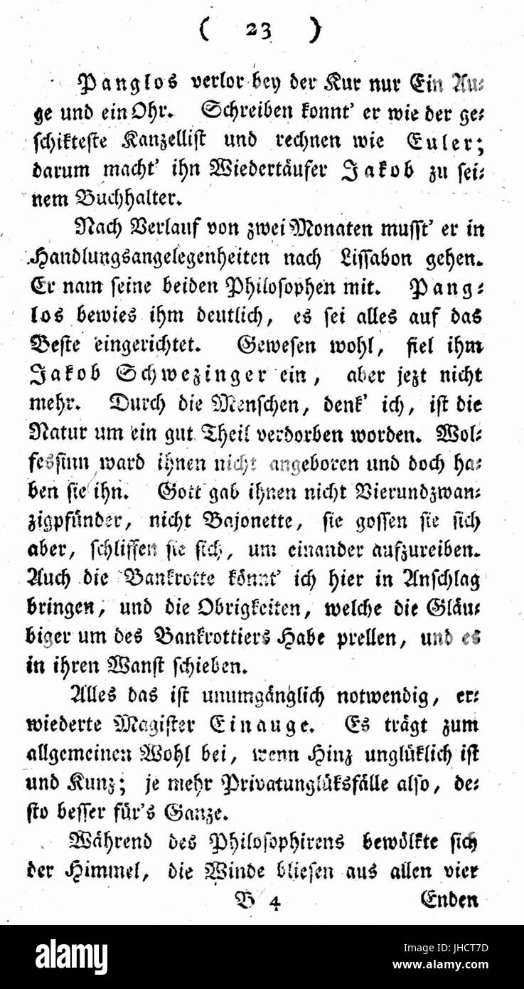 A 23rd edition of Voltaire's famous satirical work 'Candide', first ...