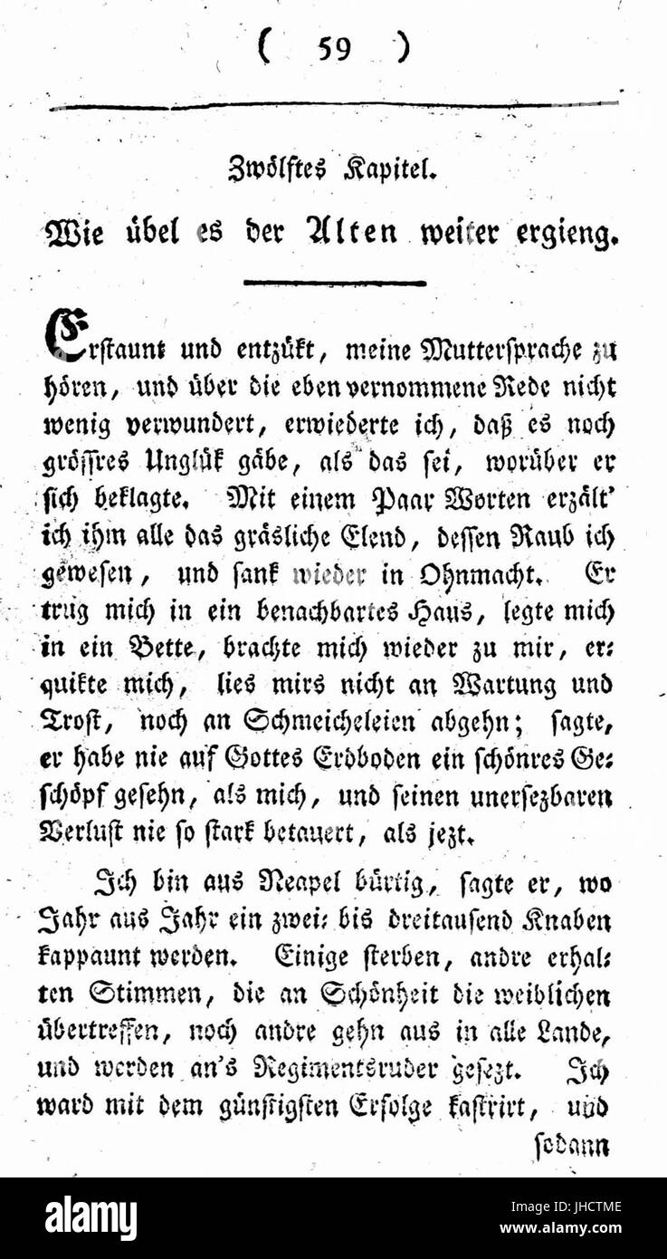 Kandide (Voltaire) 059 Stock Photo - Alamy