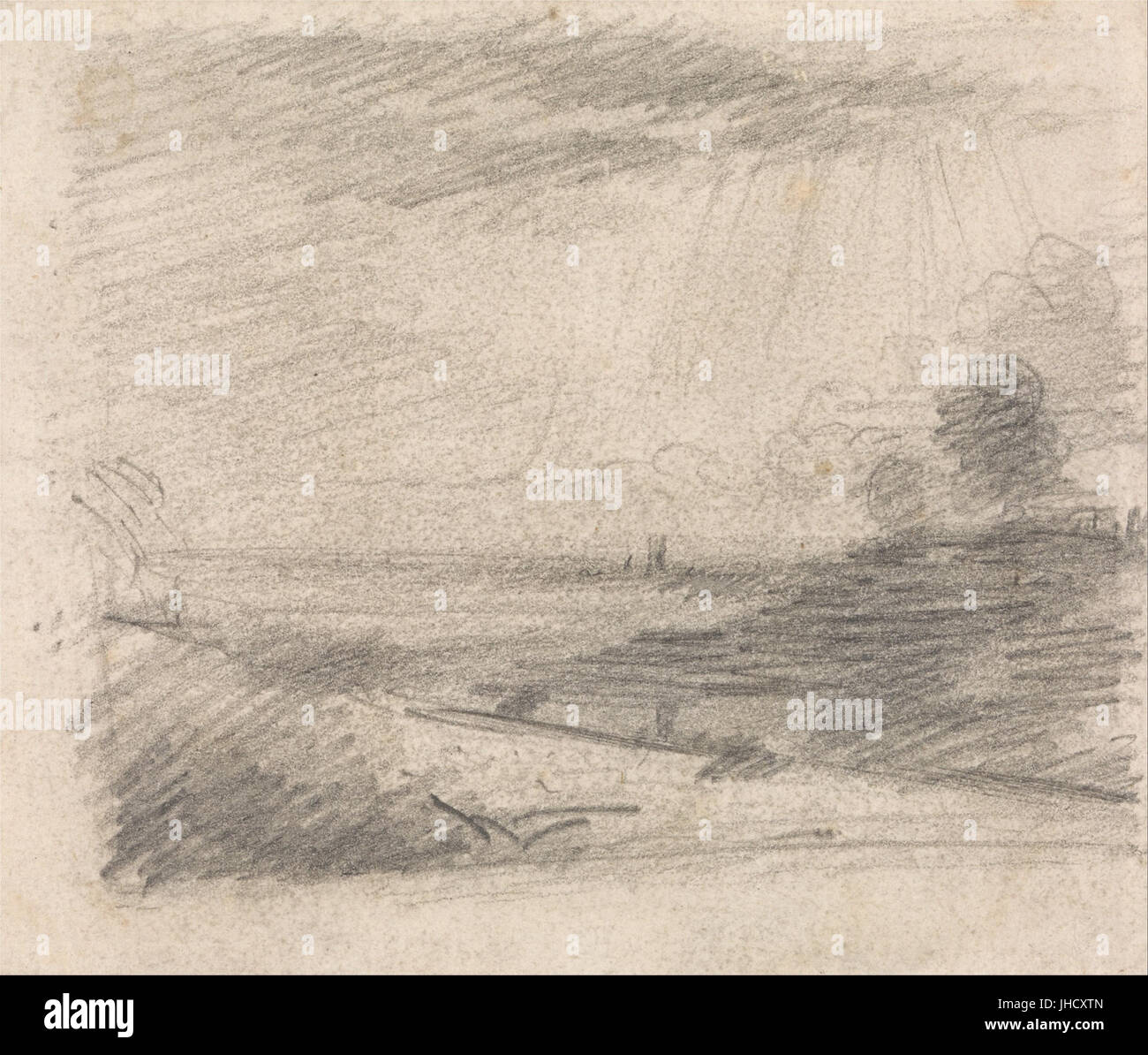 John Constable - Dedham Vale from Langham - (2437598 Stock Photo - Alamy