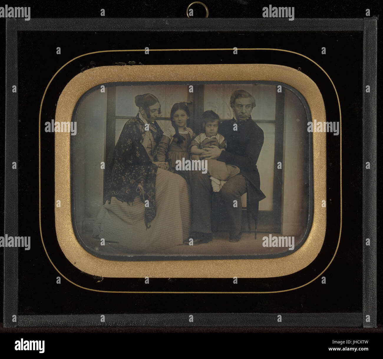 Jean-Gabriel Eynard (Swiss - (Portrait of The Regny family at Beaulieu ...