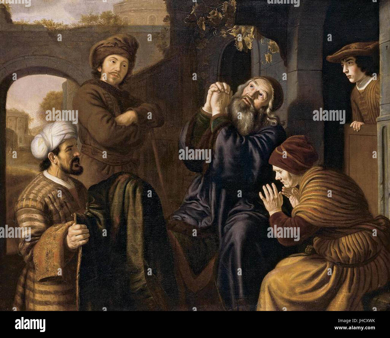 Jan Victors - Jacob Being Shown Joseph's Robe - WGA25063 Stock Photo ...