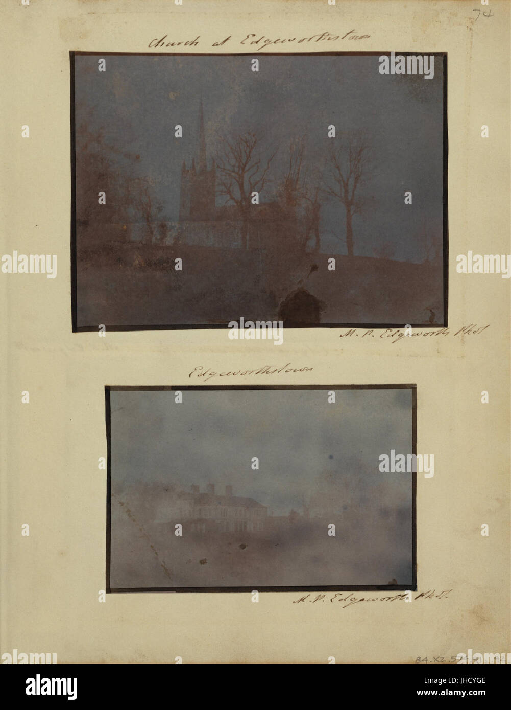 Michael Pakenham Edgeworth (British - The Church at Edgeworthstown ...