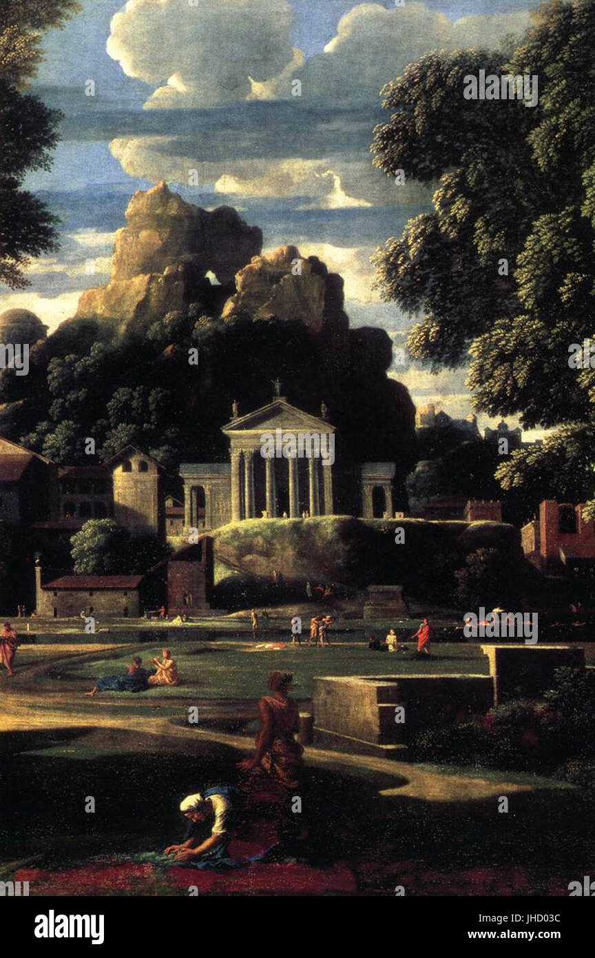 Poussin nicolas landscape ashes of hi-res stock photography and images ...