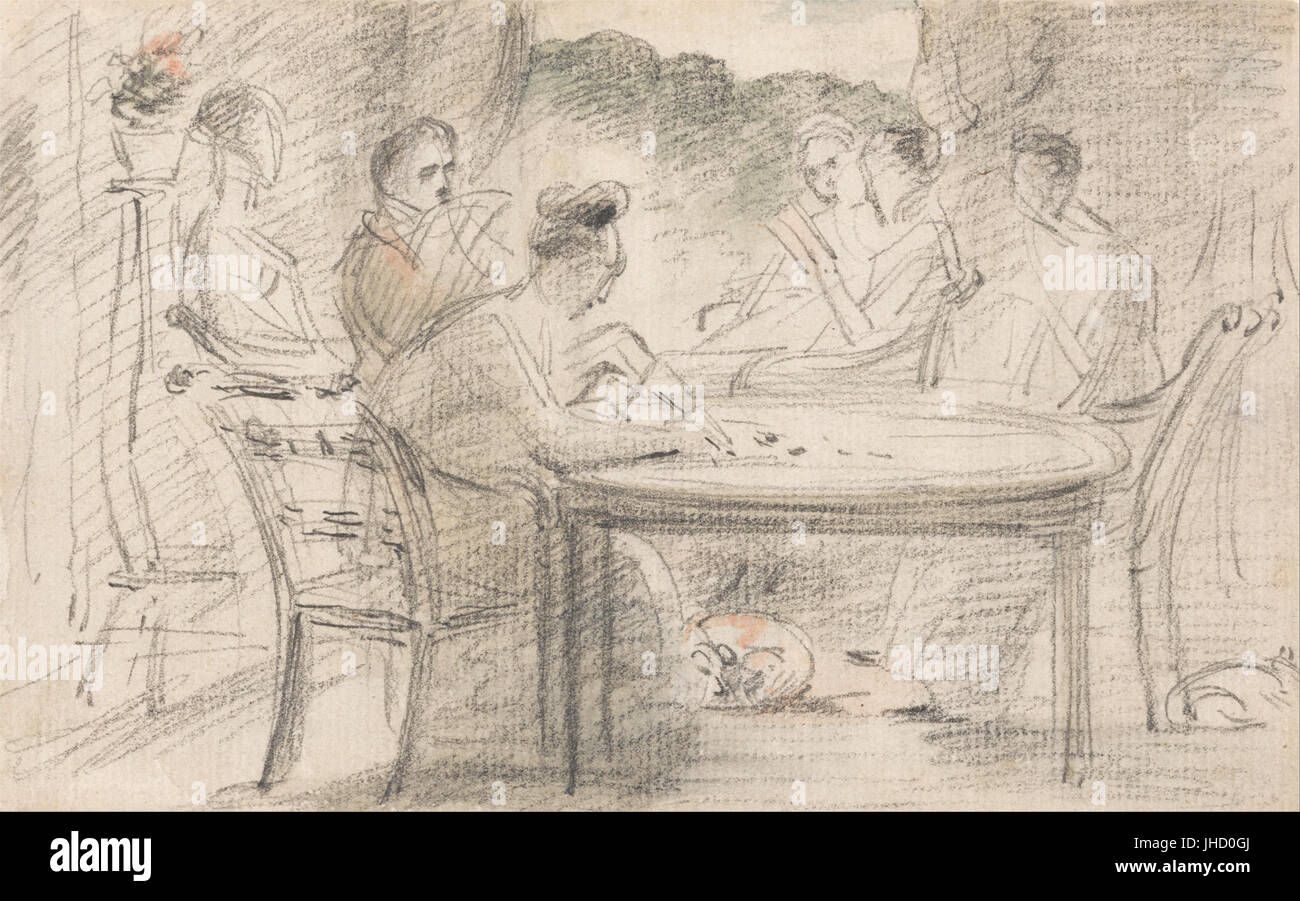 John Constable - Mr. Hobson of Markfield and Family Stock Photo - Alamy