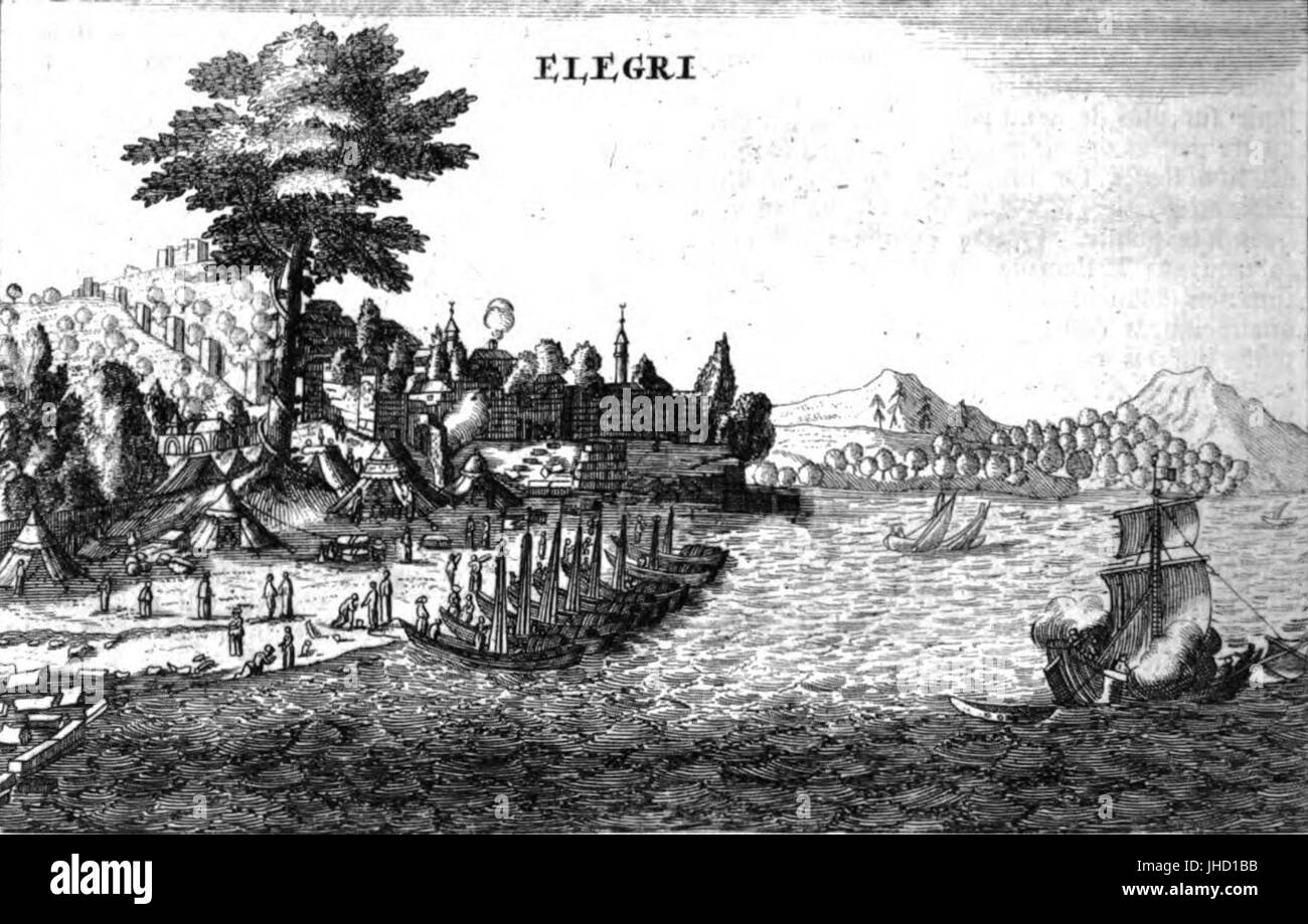 Elegri (Relation d un voyage du Levant Stock Photo - Alamy